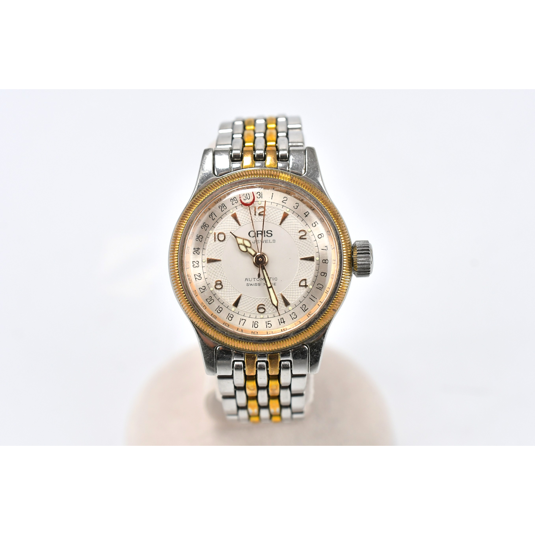 オリス ポインターデイト アイボリー文字盤 SS/AT 7400C 買取実績【買取日：2025年4月9日】 | ブランド品の高価買取ならブラリバ