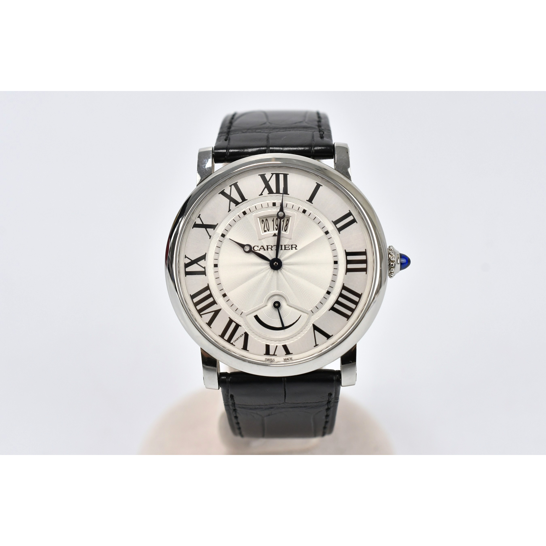 カルティエ ロトンド ドゥ カルティエ パワーリザーブ シルバー文字盤 SS×革/手巻き W1556369 買取実績【買取日：2025年6月 ...